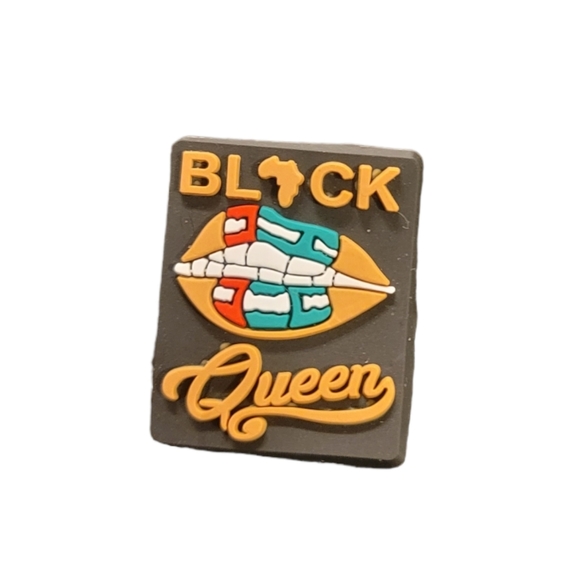 Accessories | New Black Queen Croc Charm | Poshmark